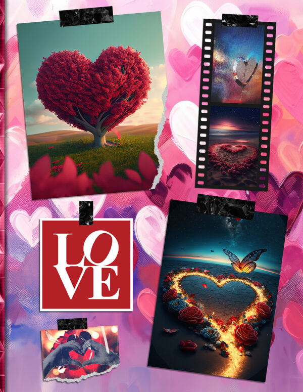 Love in Numbers: 222 Pages of Affirmative Reflections Amidst a Collage ...